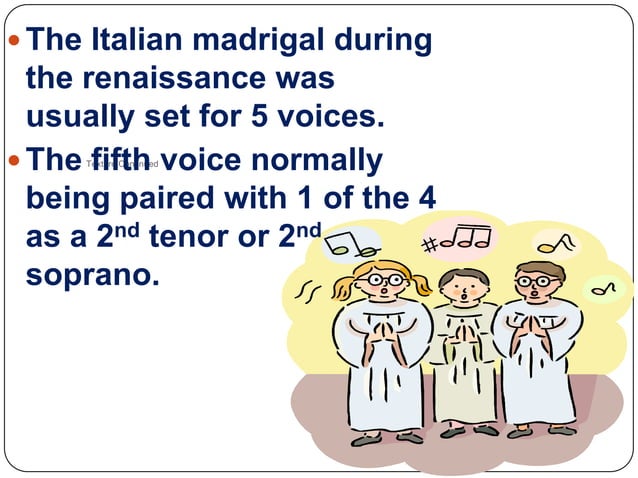 Italian Madrigal | PPTX