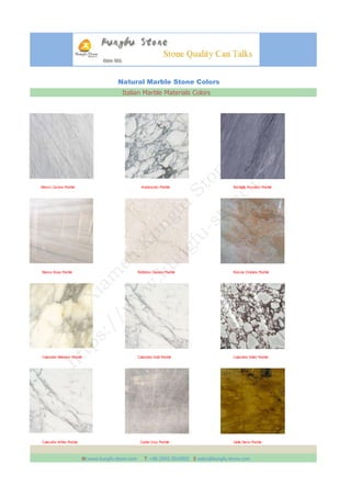 Italian marble colors catalog from China | PDF | Grocery Shopping ...