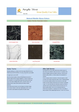 Italian marble colors catalog from China | PDF | Grocery Shopping ...