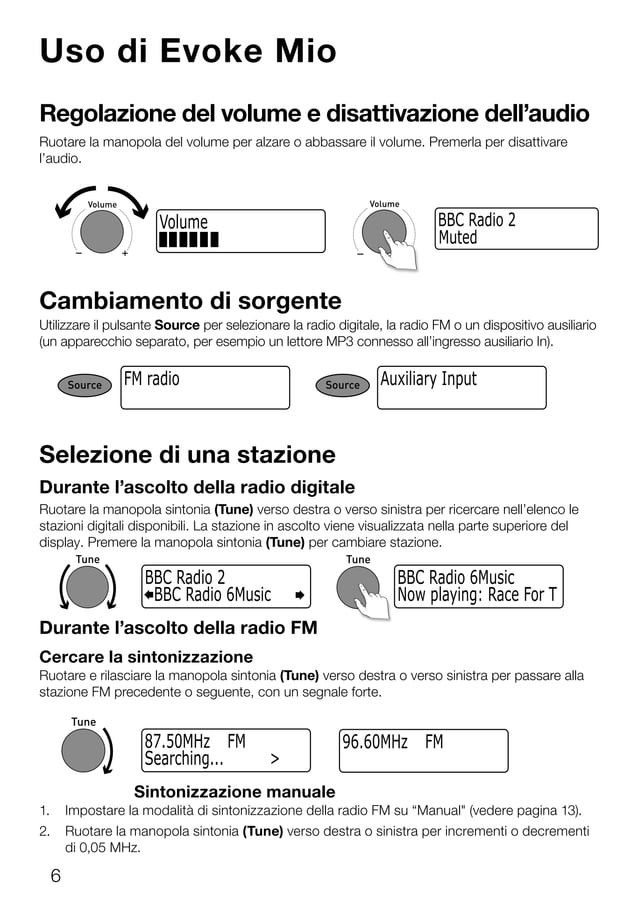 pure evoke mio_manuale Italiano | PDF