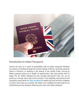Italian Passport_ How To Apply For An Italian Passport_.pdf