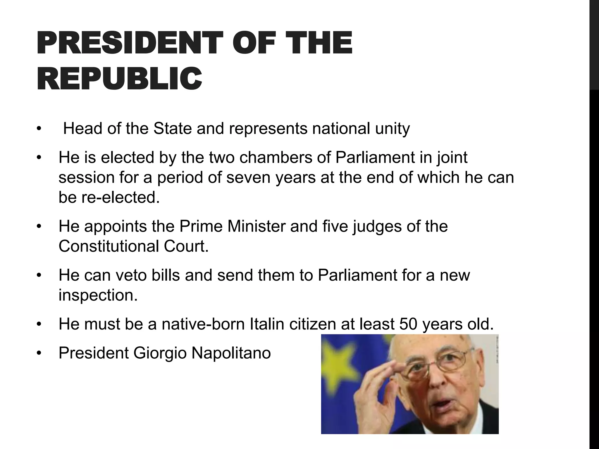 Italian political system | PPT