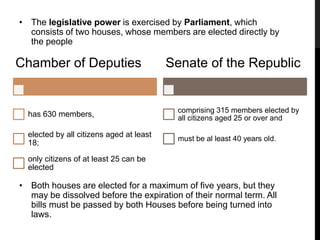 Italian political system | PPT
