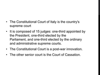 Italian political system | PPT