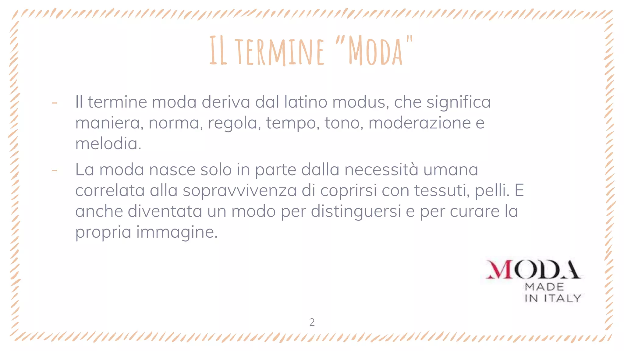 La Moda in Italia | PPTX