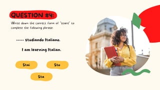 Italian Present Progressive 101: Easily Learn This Fundamental Italian ...