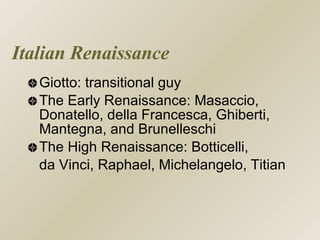 Italian Renaissance | PPT