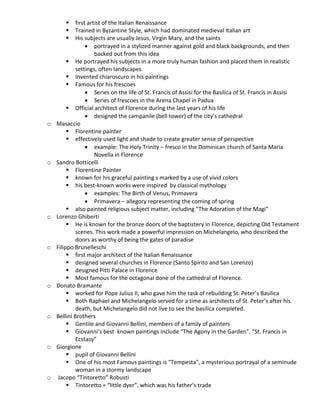 Italian renaissance | PDF | Christianity | Religion & Spirituality