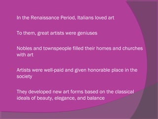 Italian Renaissance Art | PPT