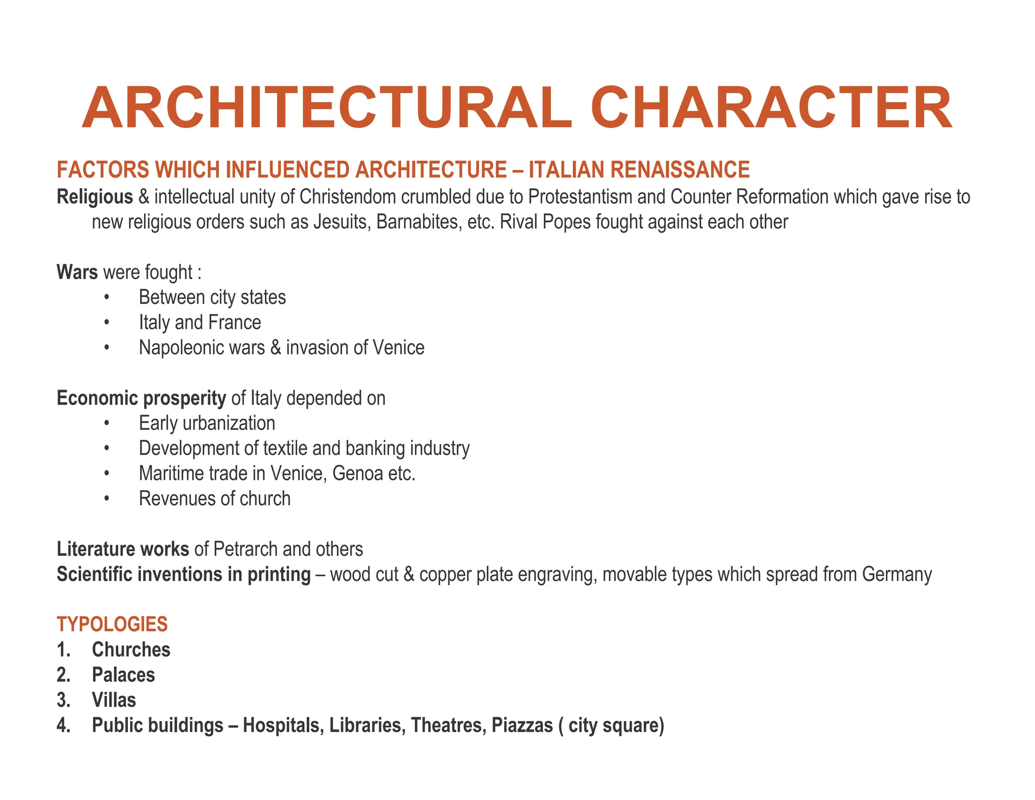 Italian Renaissance 15th - Early 19th Century | PPT