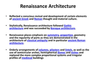 Italian Renaissance and its Architects | PDF