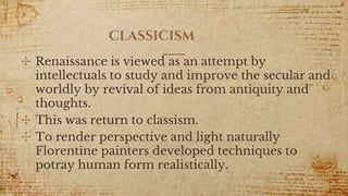 Italian renaissance philosophy ppt by Farida yasinzai | PPT