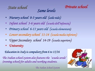 Italian School System | PDF