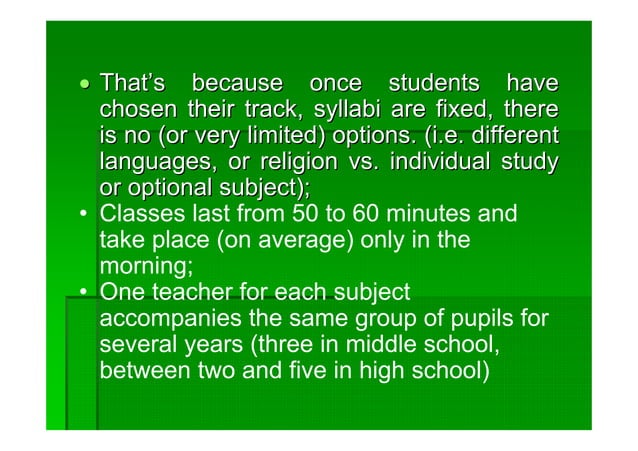 Italian School System | PPT