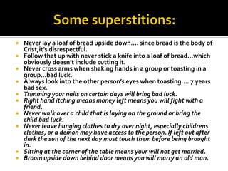Italian Superstitions | PPTX
