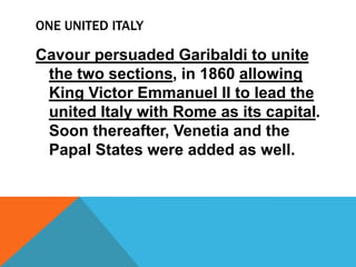 Italian unification | PPTX