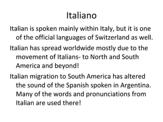 Italian unit | PPT | Europe Travel | Travel Locations