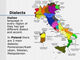 Italian vs. polish customs and languages | PPT