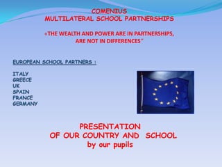 Italie comenius leaflet | PPTX