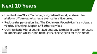 SFScon 21 - Italo Vignoli - LibreOffice: Improving the Project Sustainability | PPT