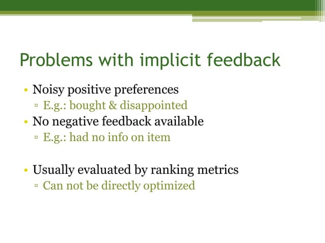 Fast ALS-Based Tensor Factorization for Context-Aware Recommendation from Implicit Feedback ...