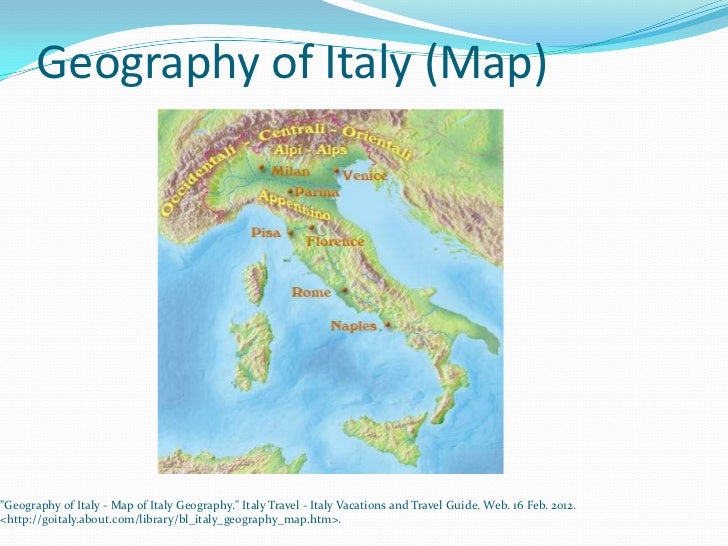 Italys Amazing Geography: A Map Lovers Guide