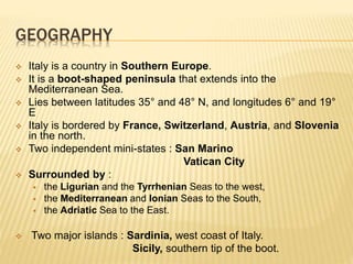 ITALY PPT | PPTX