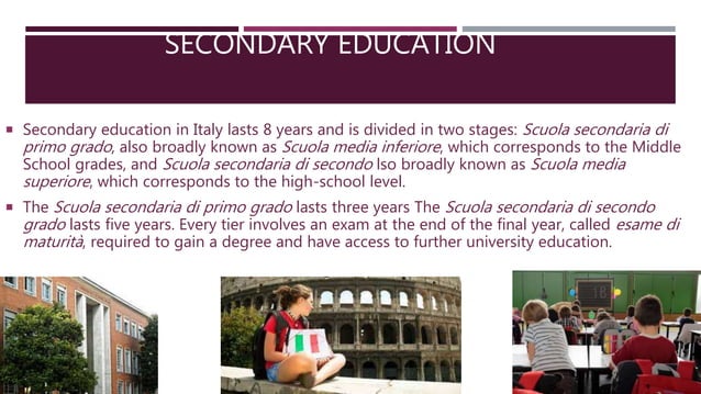 Education in Italy | PPTX