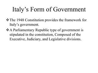 Public Administration in Italy | PPTX