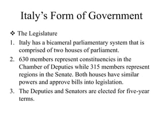 Public Administration in Italy | PPTX