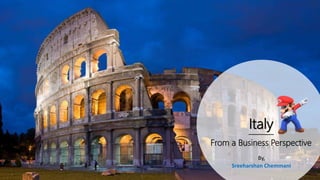 Business Culture in Italy from an Intercultural perspective | PPTX