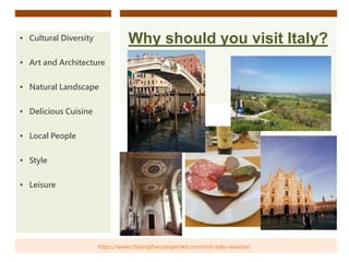 Italy Tourism studies | PPT