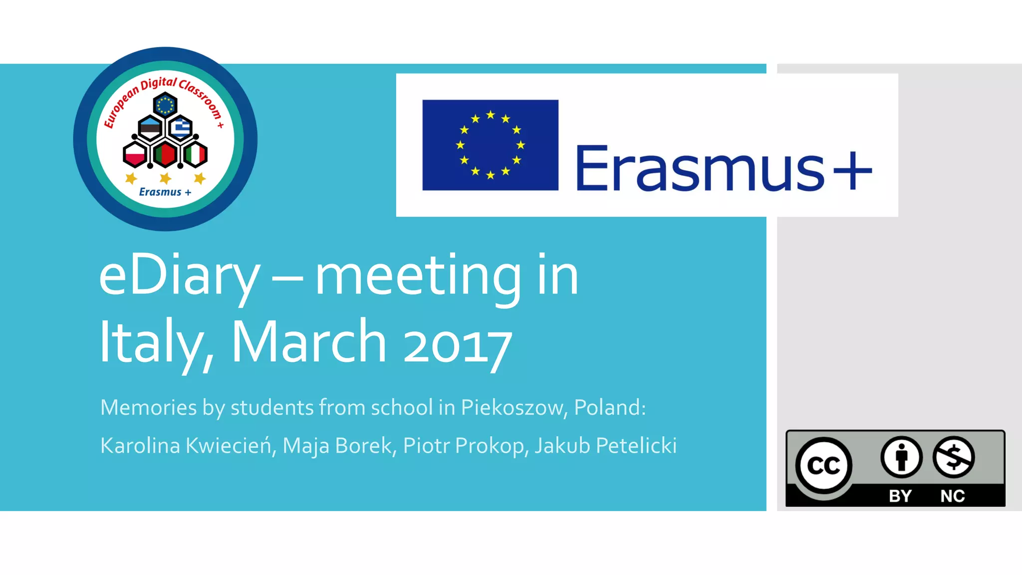eDiary - Erasmus Plus Plus "European Digital Classroom+" meeting in ...