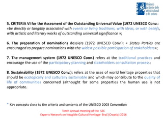 Italy 2 - “Comparative Analysis of 1972 and 2003 UNESCO Conventions” | PDF