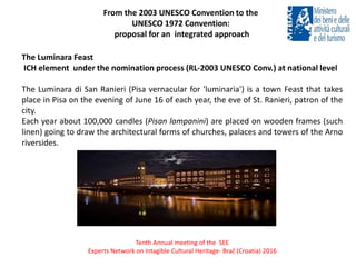 Italy 2 - “Comparative Analysis of 1972 and 2003 UNESCO Conventions” | PDF