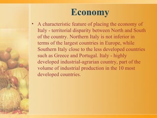 Italy Presentetion | PPT