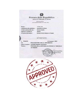 Italy apostille | DOCX