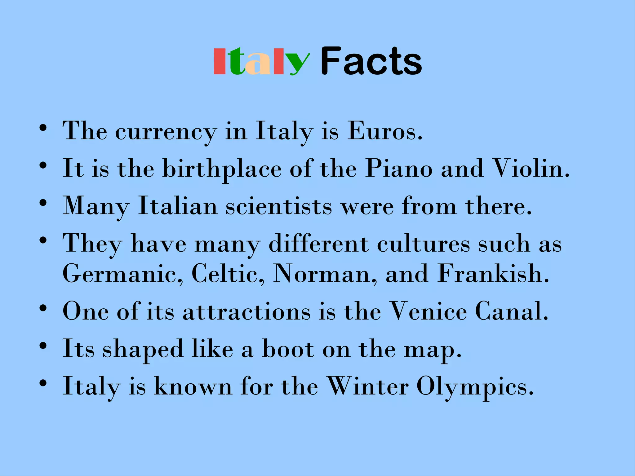 Italy economy research | PPT | Europe Travel | Travel Locations