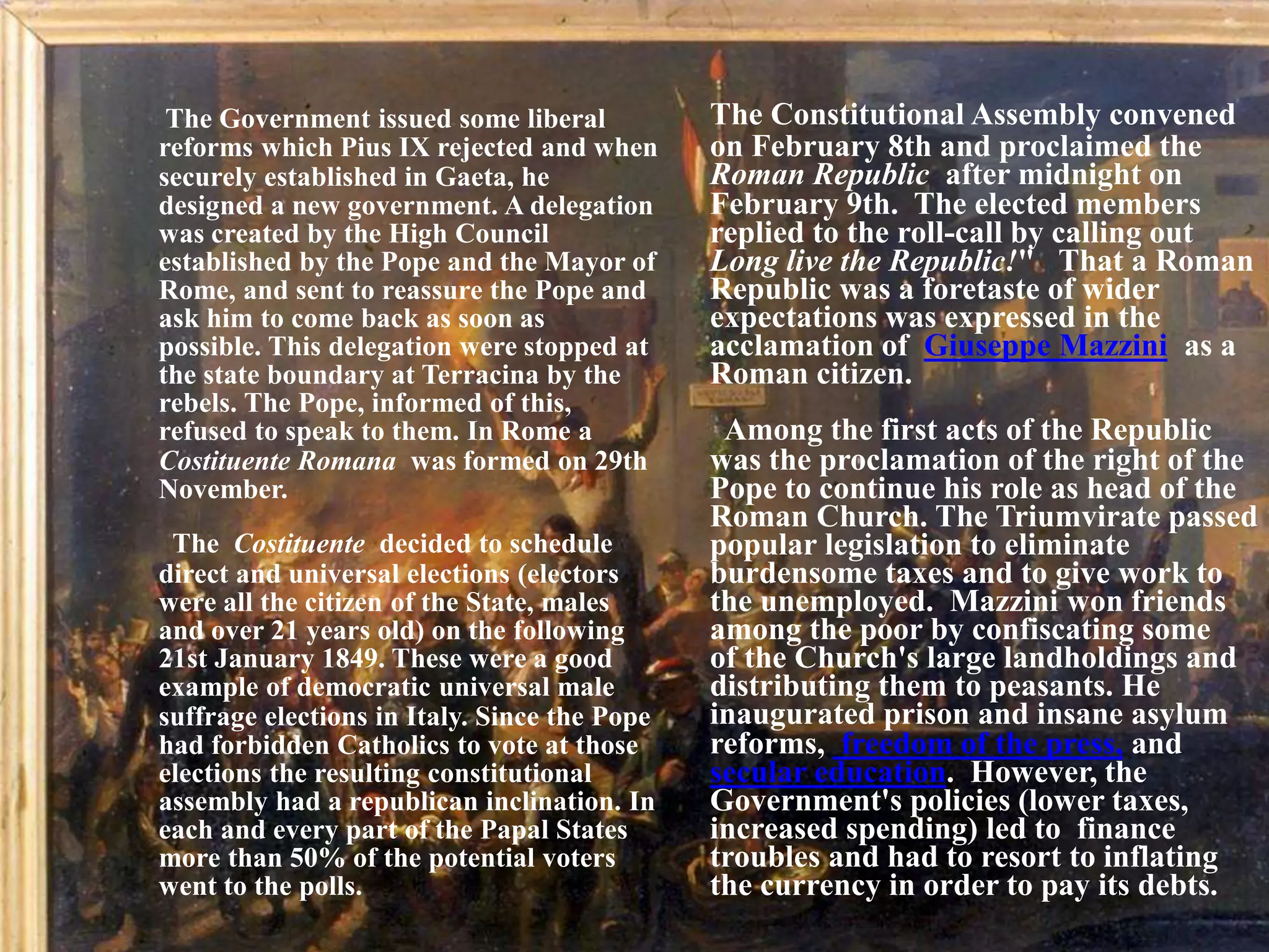 Italian national historical event | PPTX