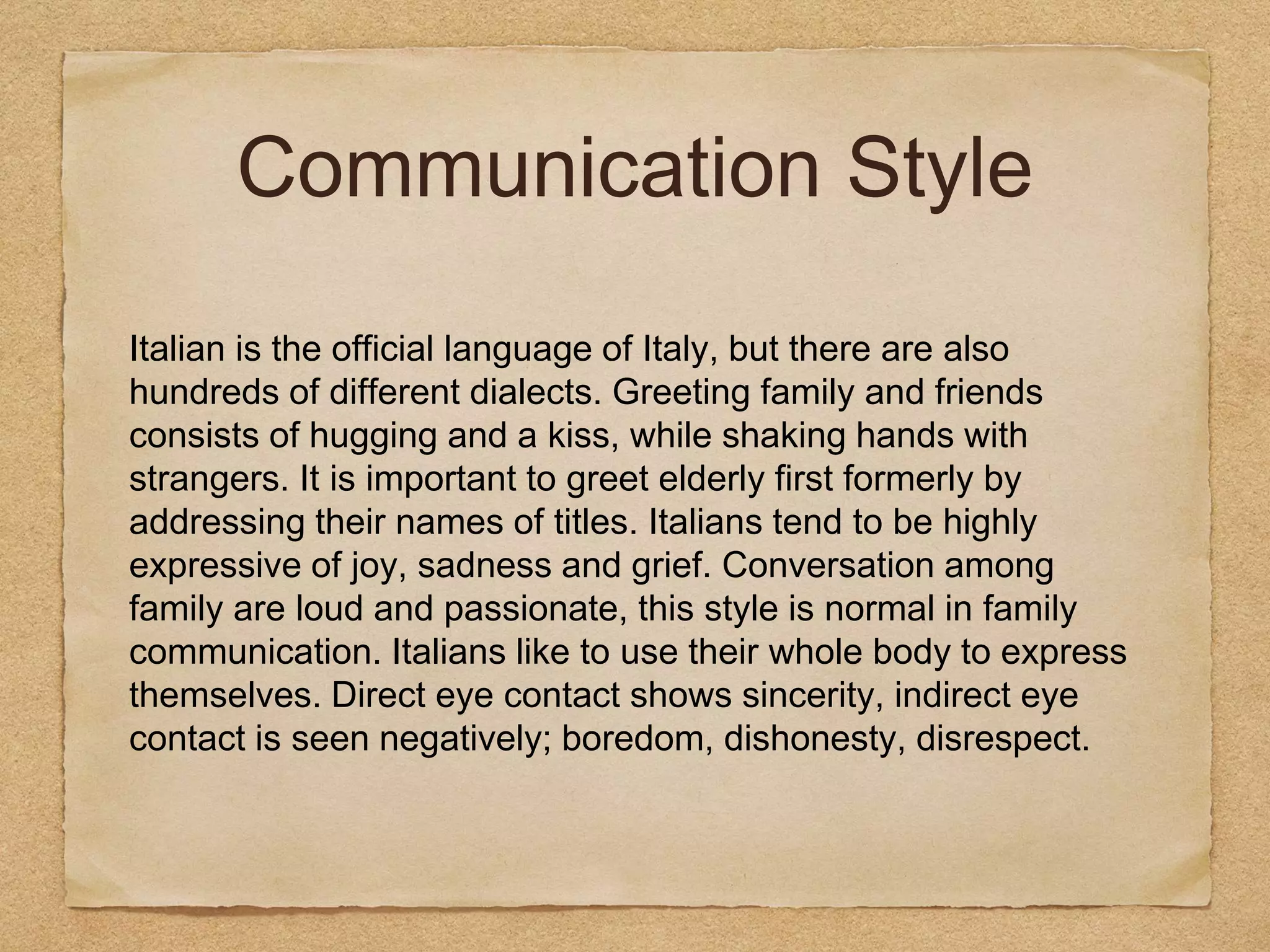 Italy ppt presentation | PPTX