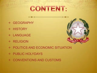 Italy-presentation | PPTX