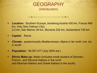 Italy-presentation | PPTX