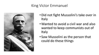 Italy’s Road to WWII | PPTX