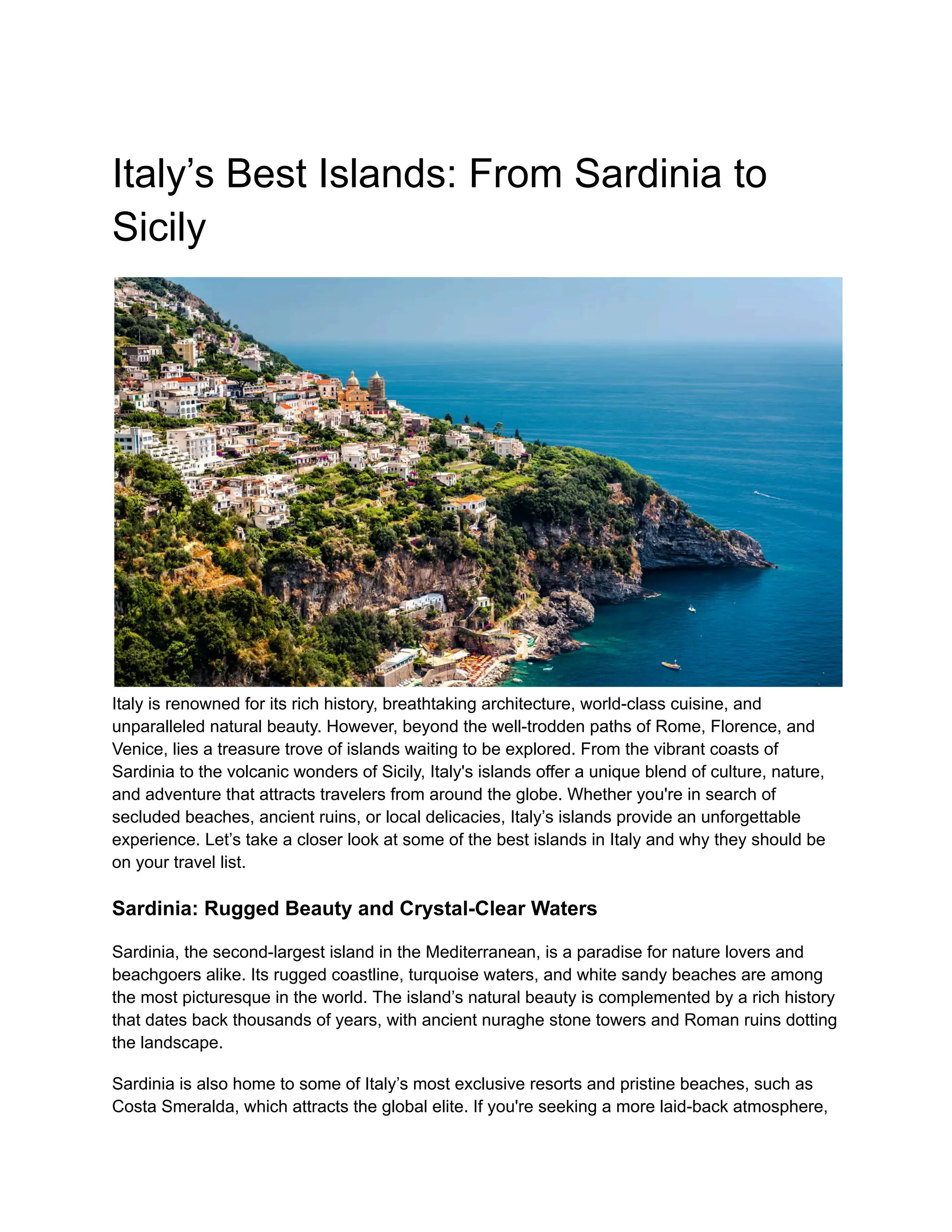 Italy tour packages Italy our packages Italy | PDF