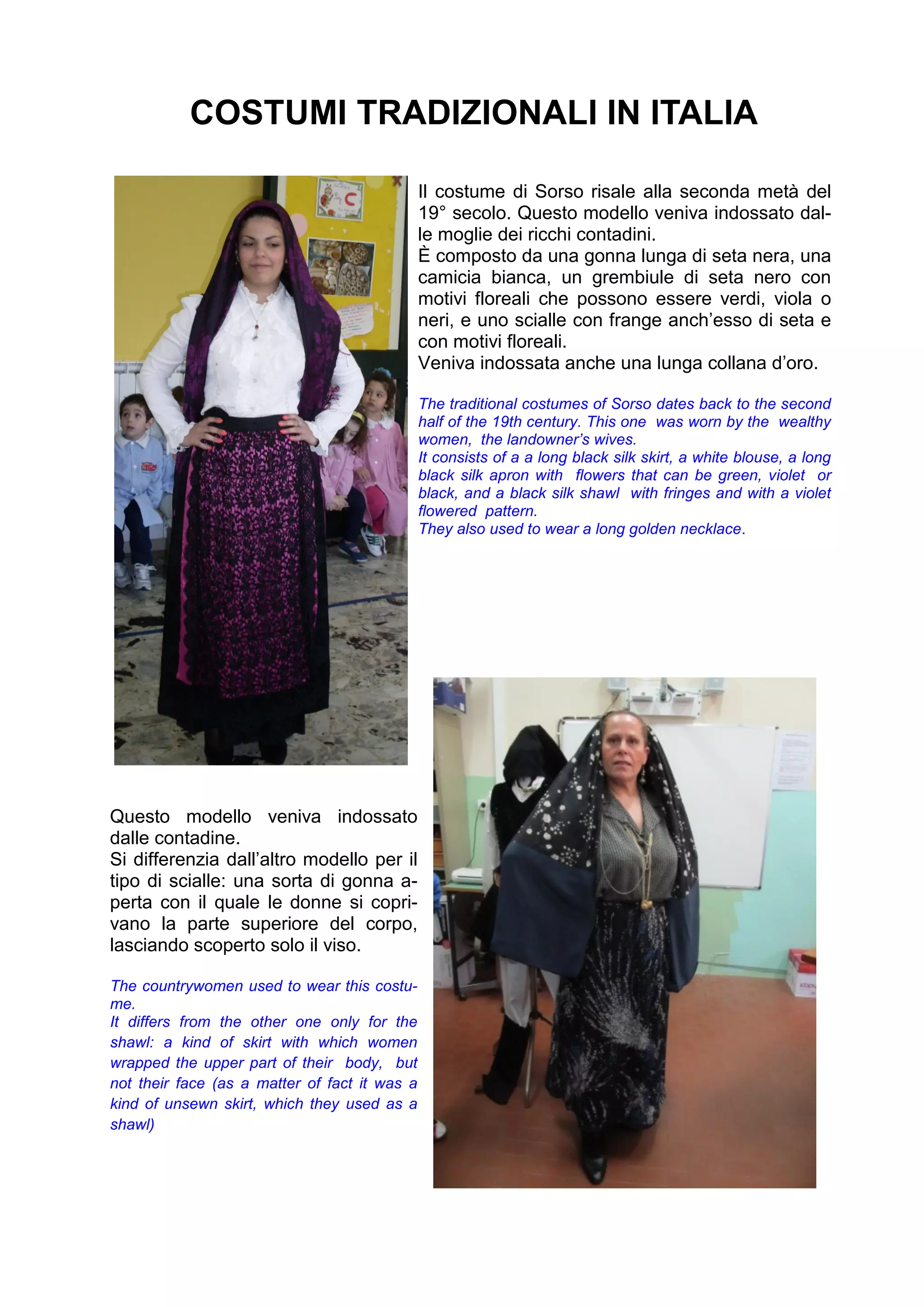 Italy traditional costumes | PDF