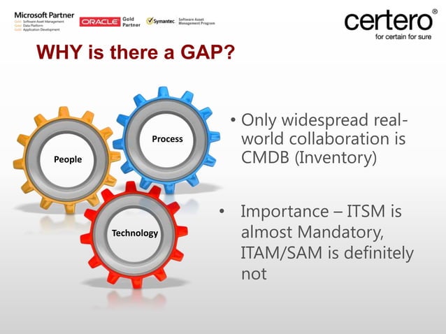 Mind the Gap: Between ITSM & SAM in the ITIL World” | PPT