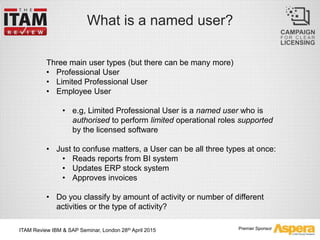 ITAM Review IBM & SAP Seminar Forrester Presentation 1 | PPT