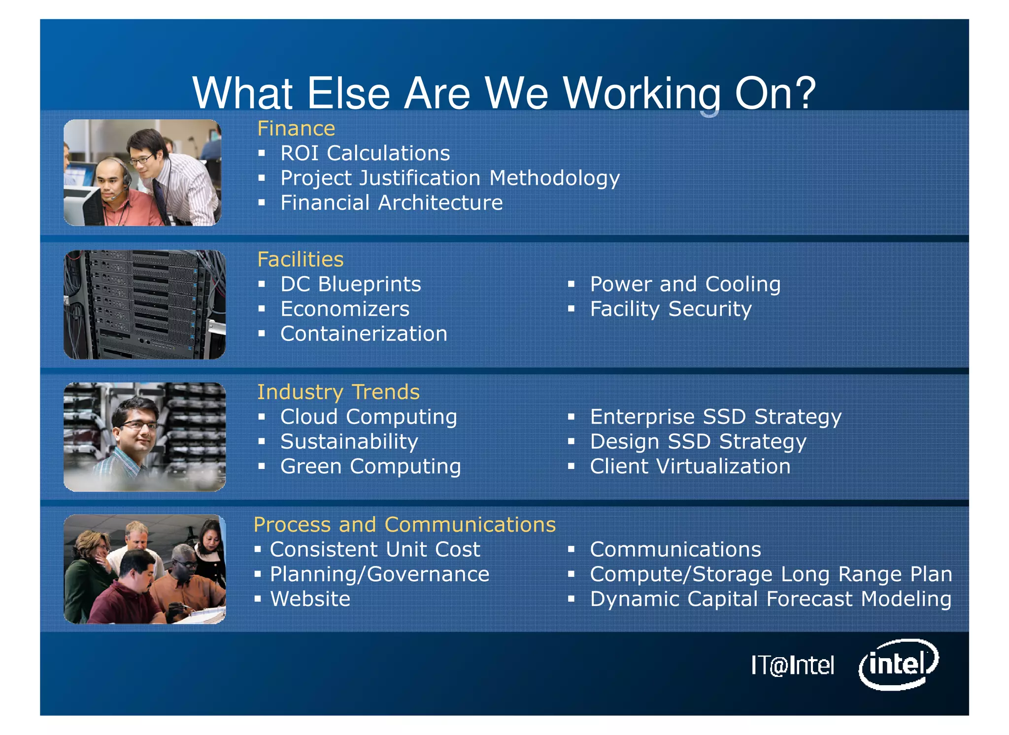 Intel Server & Data Center Optimization Plan | PDF