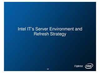 Intel Server & Data Center Optimization Plan | PDF