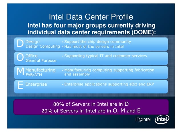 Intel Server & Data Center Optimization Plan | PDF | Cloud Computing ...